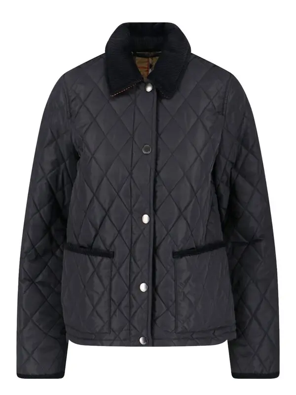 Miu Miu Quilted Jacket - Black