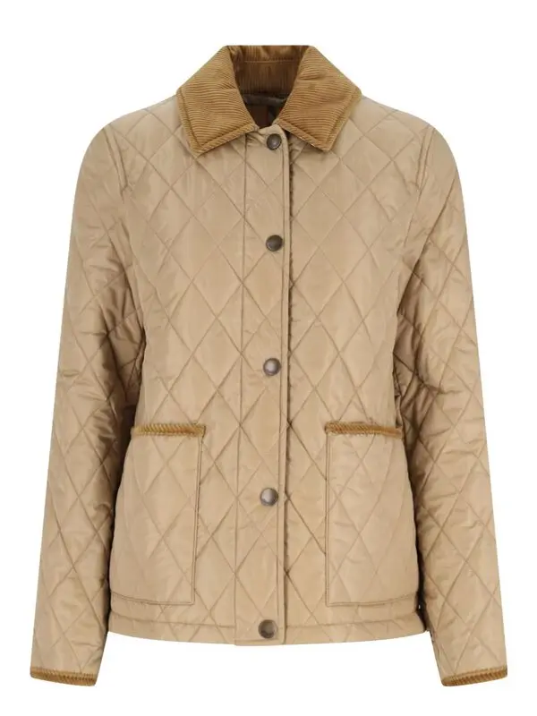 Burberry Quilted Jacket - White