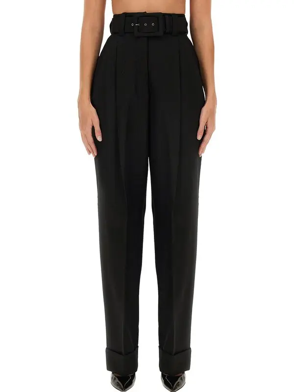 Max Mara Street Piano Pants - Black