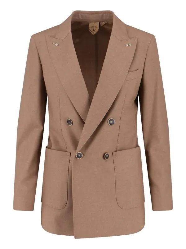 Max Mara Harald Double-breasted Blazer - Brown