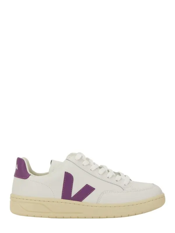 VEJA V-12 Leather Sneaker - White