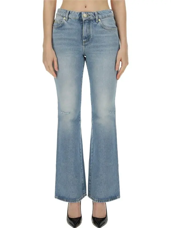 Balmain Flare Fit Jeans - Denim