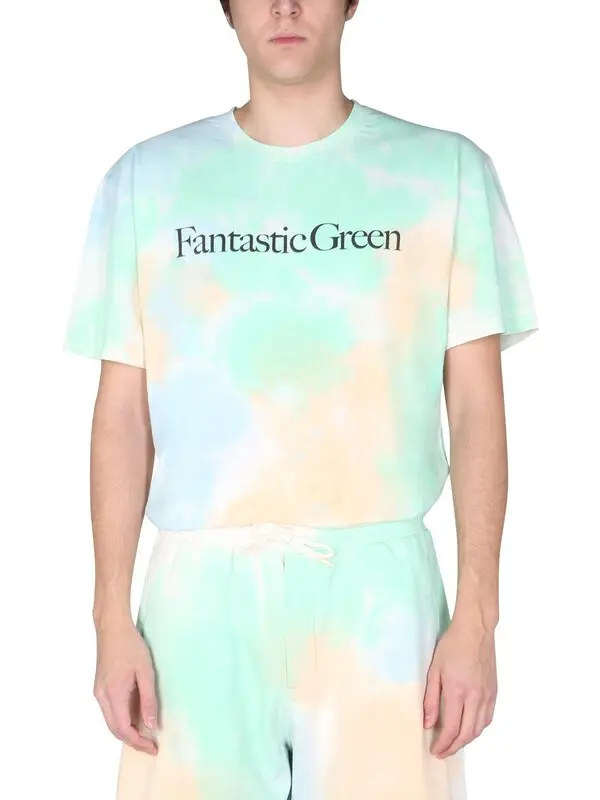 MSGM Fantastic Green" T-shirt - Multicolour