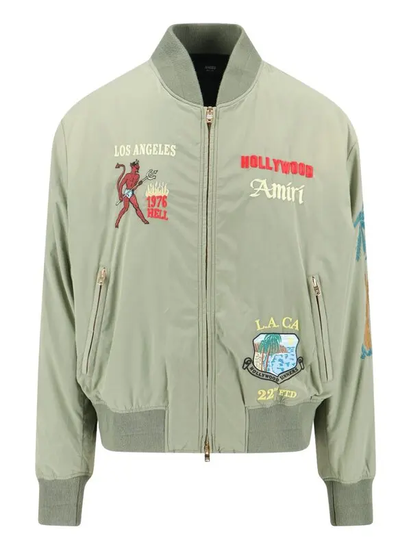 Amiri Sinners Bomber Jacket - Green