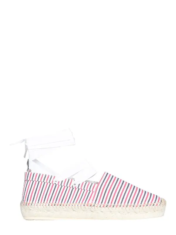 Thom Browne Seersucker Cotton Espadrilles - Multicolour
