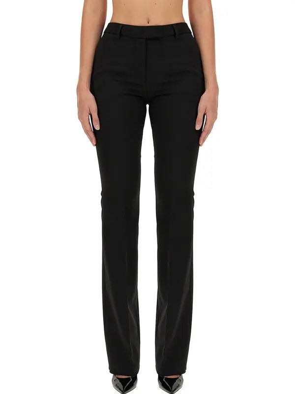 THELATEST Slim Fit Trousers - Black