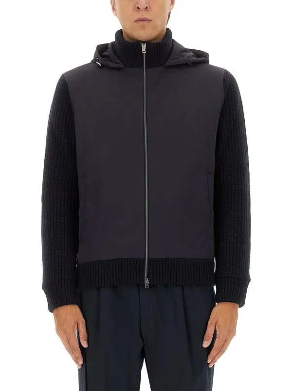 Herno Resort Cardigan Jacket - Blue