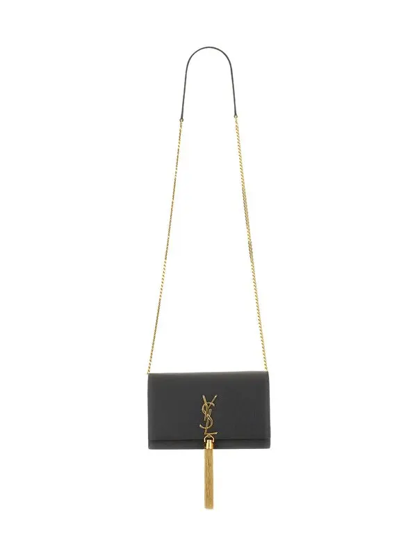 Saint Laurent Kate Cassandras Bag - Black