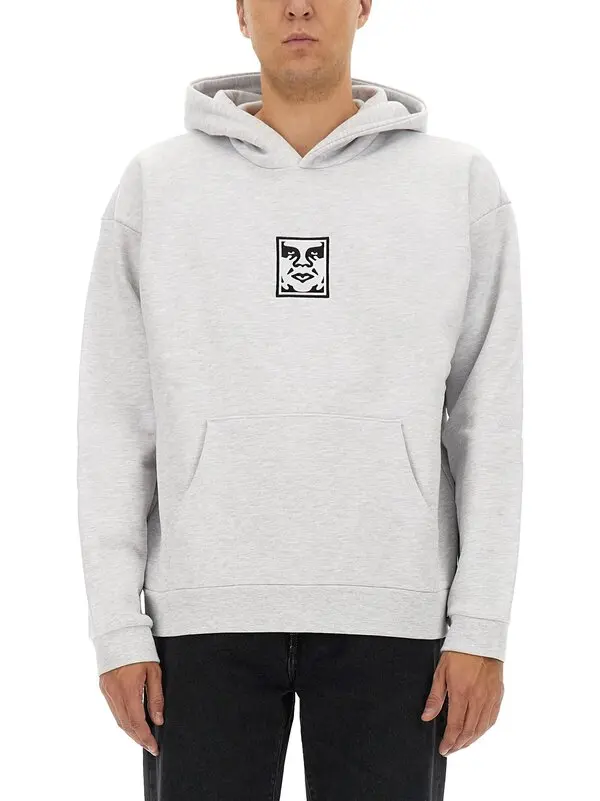 Obey Printed Sweatshirt - Grey
