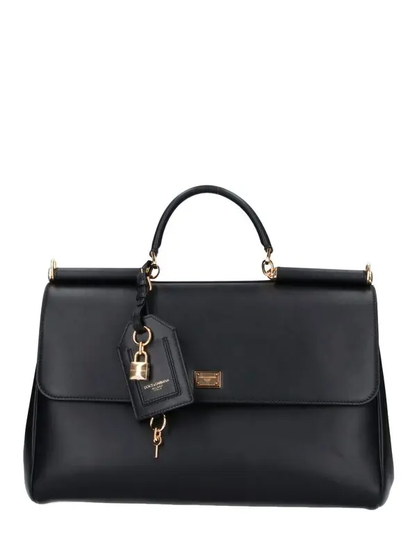 Dolce & Gabbana Large 'my Sicily' Handbag - Black
