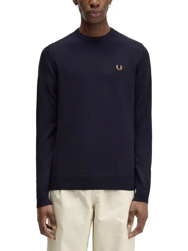 Fred Perry Jersey With Logo - Blue