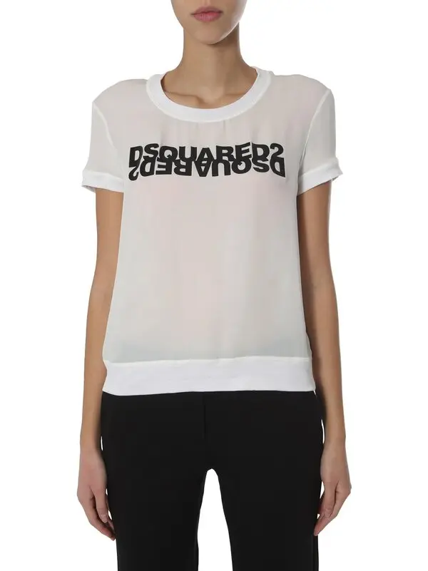 Dsquared2 Round Neck T-shirt - White