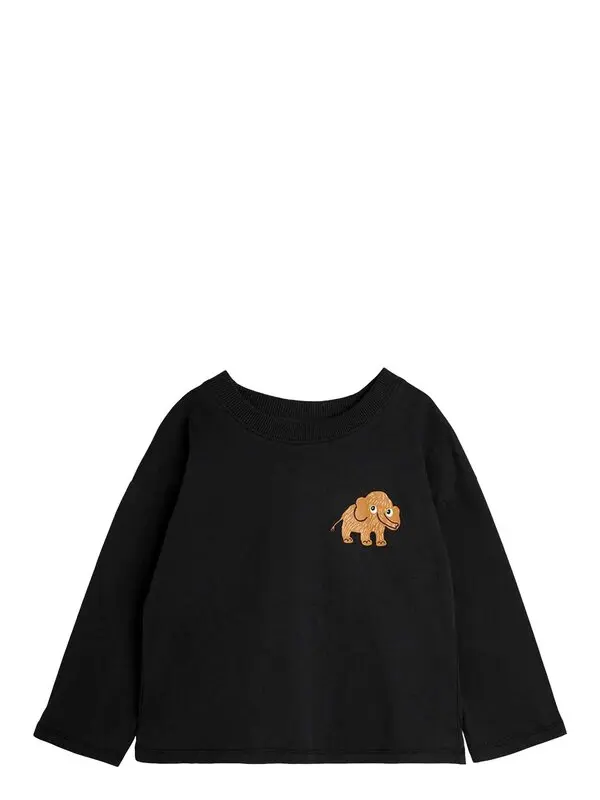 MINI RODINI Elephant T-shirt - Black