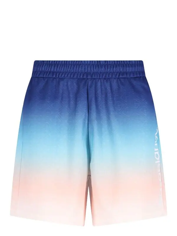 Casablanca Gradient Football Track Shorts - Multi