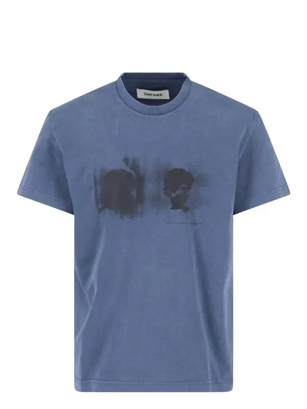TONYWACK Cotton T-shirt - Blue