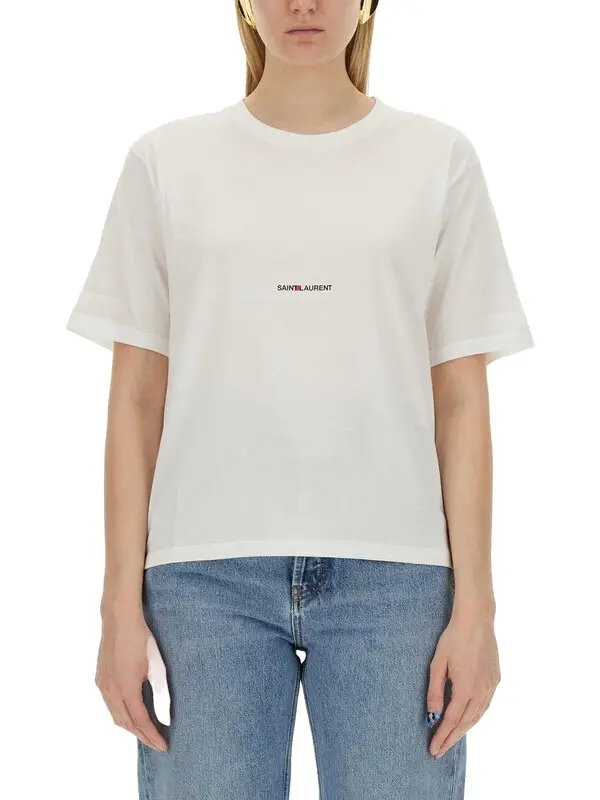 Saint Laurent Boyfriend T-shirt - White
