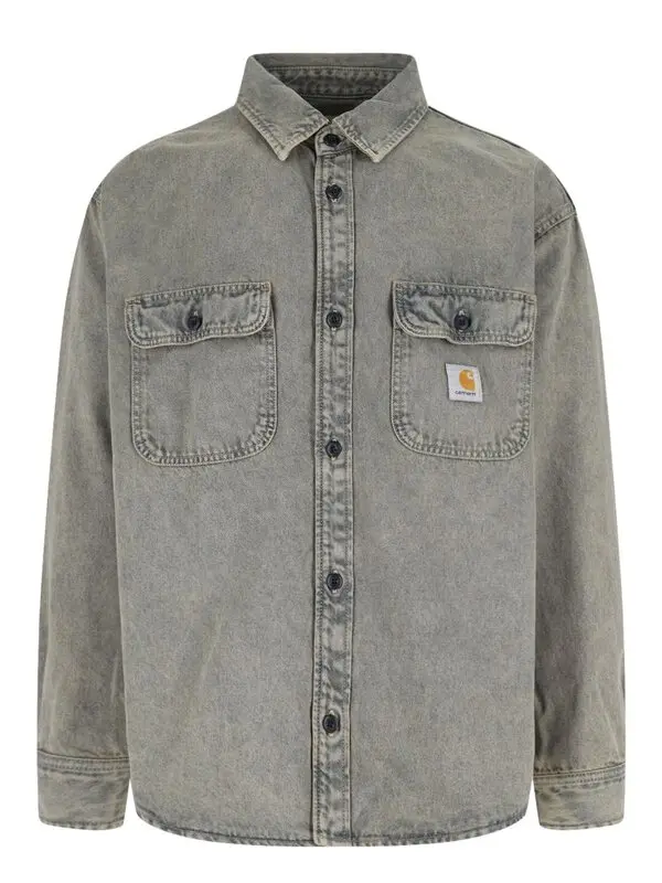 Carhartt Work In Progress Tigan Denim Shirt Jacket - Gray