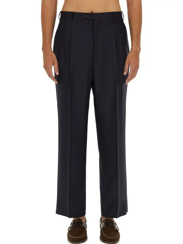 Etro Wool Trousers - Blue