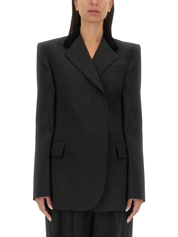 Sportmax Bino Virgin Wool Jacket - Black