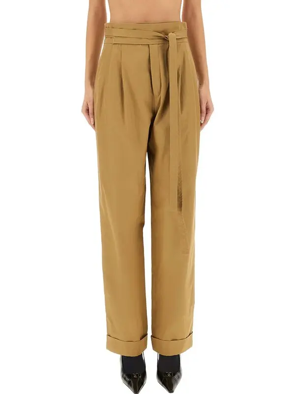 Saint Laurent Gurhka Serge Trousers - Beige