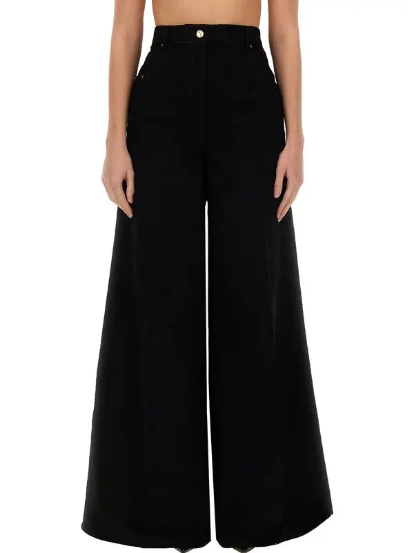 Nina Ricci Flared Pants - Black