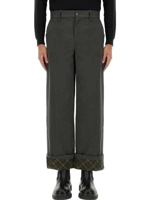 Burberry Regular Fit Carpenter Pants - Charcoal