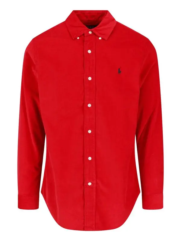 Polo Ralph Lauren Velvet Shirt - Red