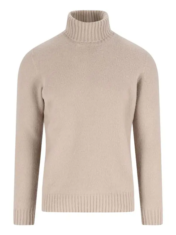 DRUMOHR High Neck Sweater - Beige
