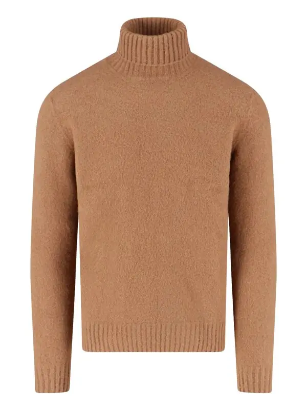DRUMOHR High Neck Sweater - Brown