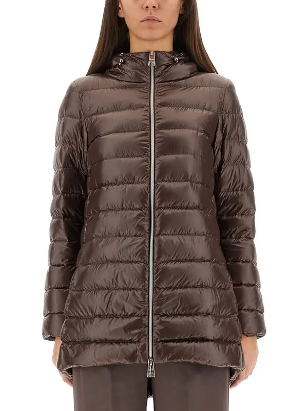 Herno A-shape Resort Down Jacket - Brown