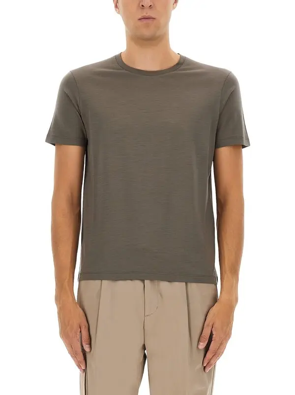 Herno Wool T-shirt - Grey