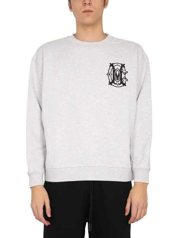 MARCELO BURLON COUNTY OF MILAN Monogram Sweatshirt - White