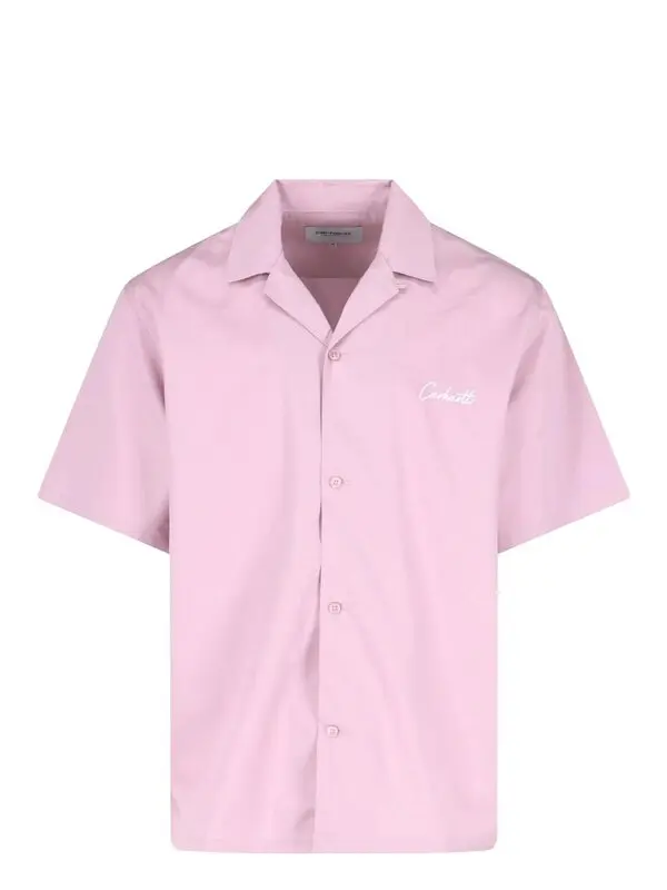 Carhartt Work In Progress S/s Delray' Shirt - Pink