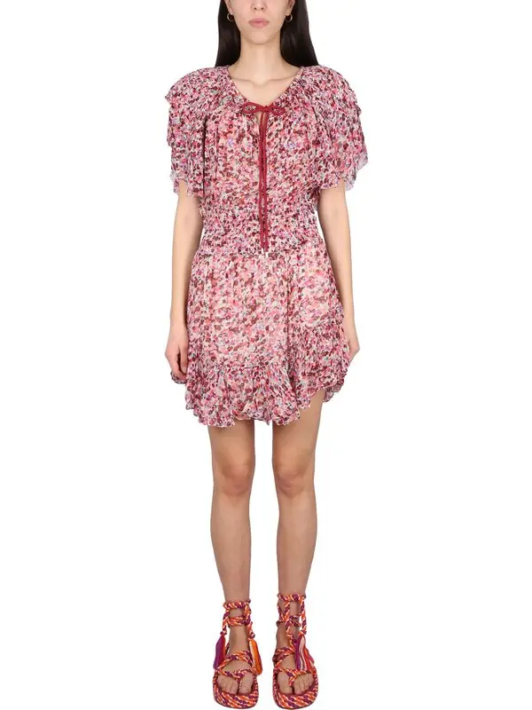 MARANT ETOILE Florise Printed Dress - Multicolour