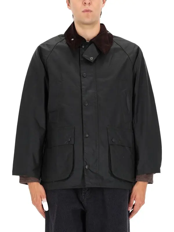 Barbour Os Bedale' Waxed Jacket - Multicolour