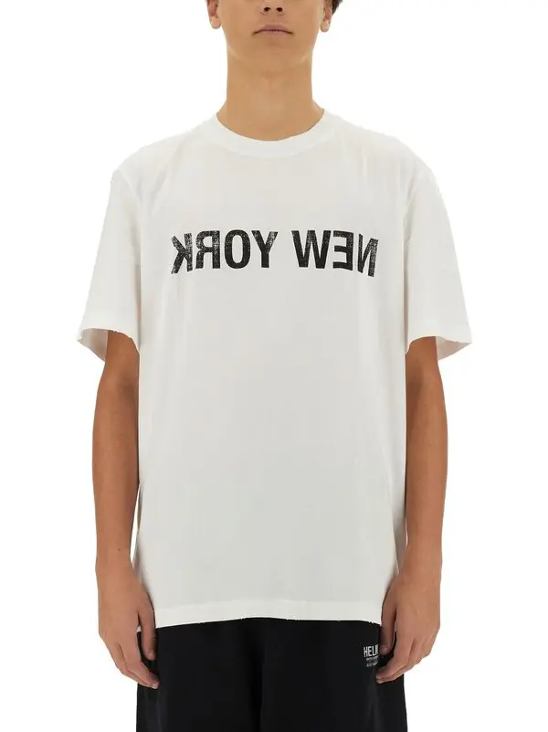 Helmut Lang T-shirt With Logo - White