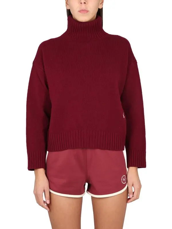 SPORTY & RICH Turtleneck Shirt - Purple