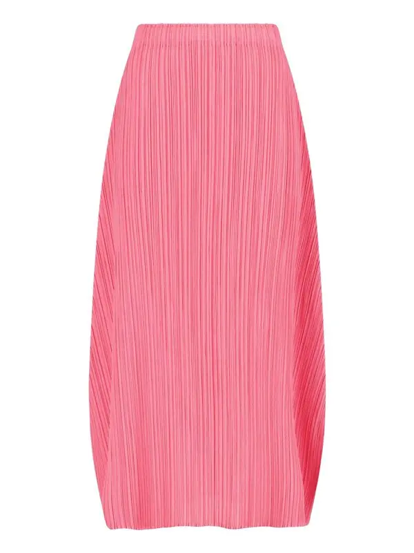 MAISON MARGIELA Pleated Midi Skirt - Pink