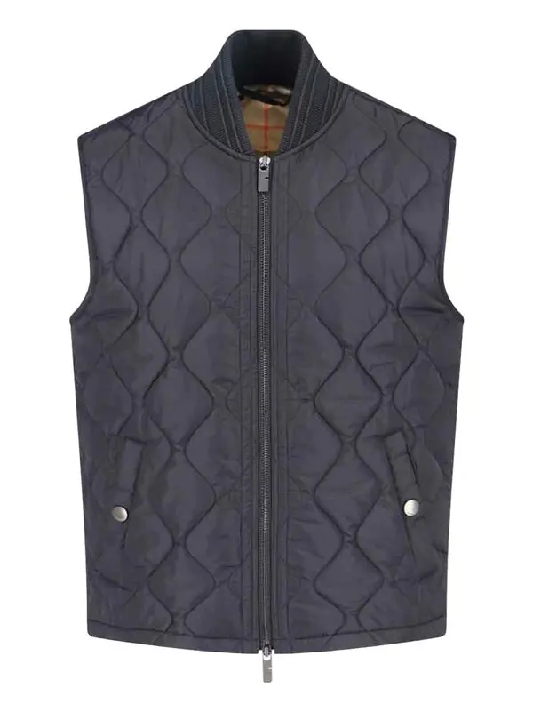 Burberry Quilted Vest - Black