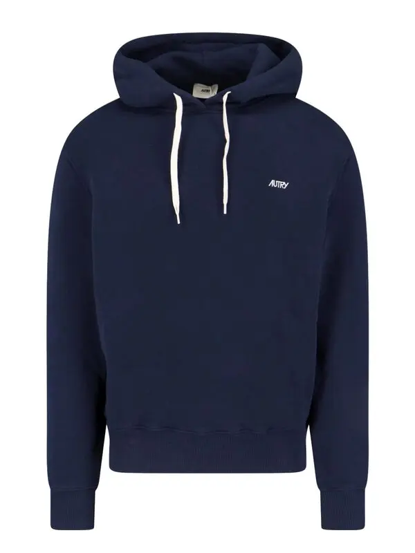 AUTRY Cotton-blend Hoodie - Blue