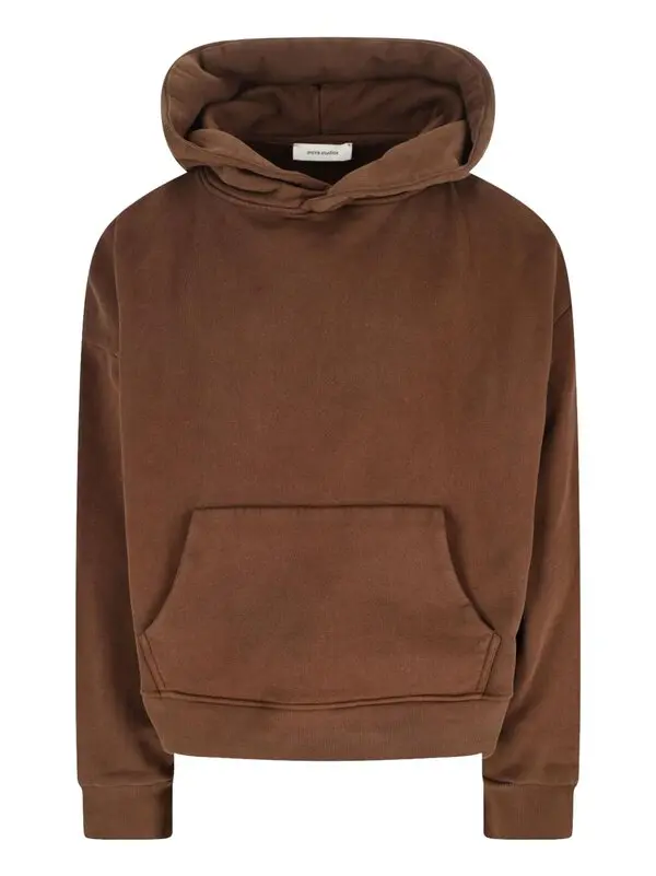 Fear Of God Hoodie With Logo - Brown