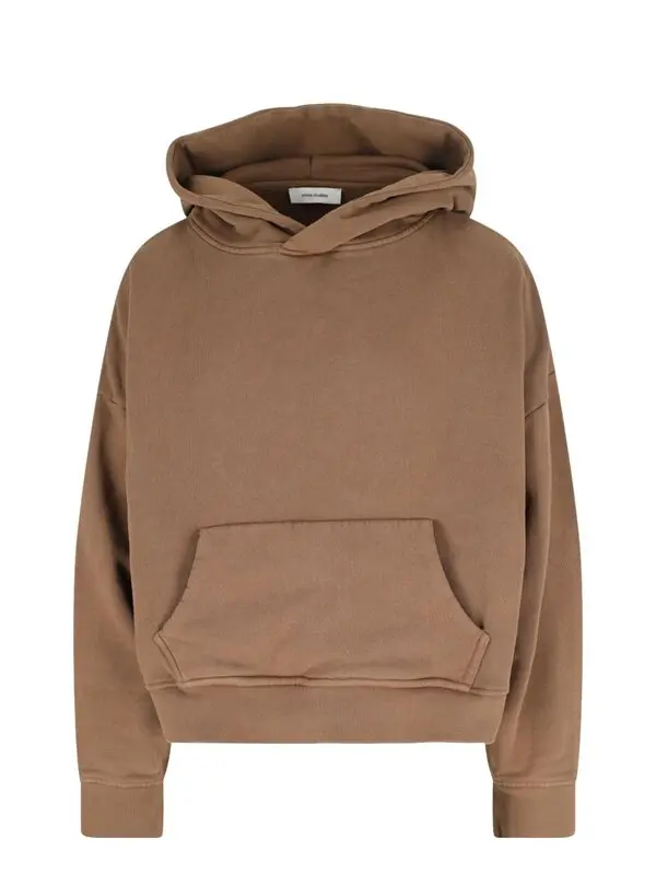 AUTRY Hoodie With Zip Closure - Brown