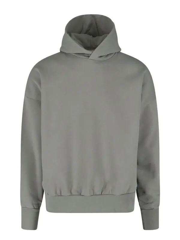 AUTRY Hooded Cotton-blend Sweatshirt - Gray