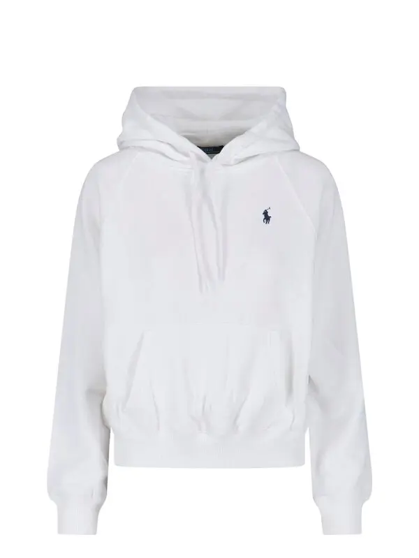 AUTRY Hoodie With Logo - White