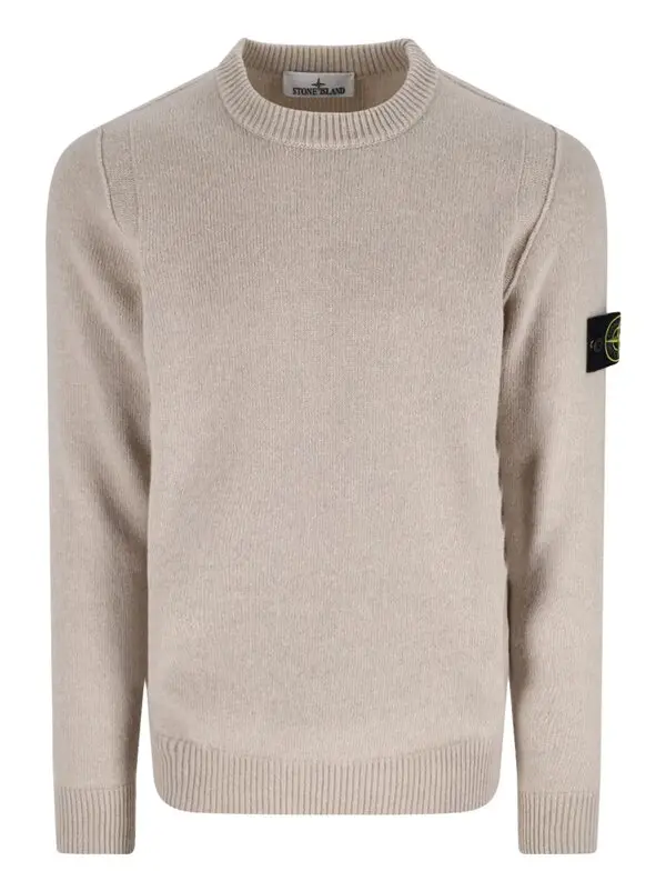JIL SANDER Crewneck Sweater - Beige