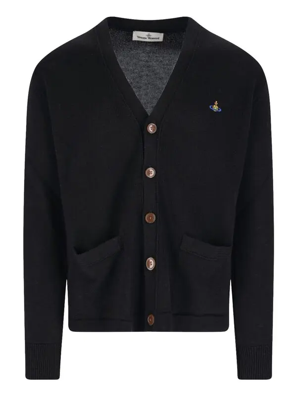 VIVIENNE WESTWOOD Orb Cardigan - Black
