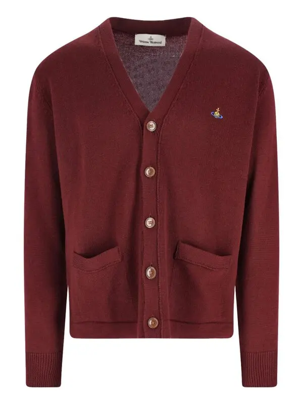VIVIENNE WESTWOOD Orb Cardigan - Red