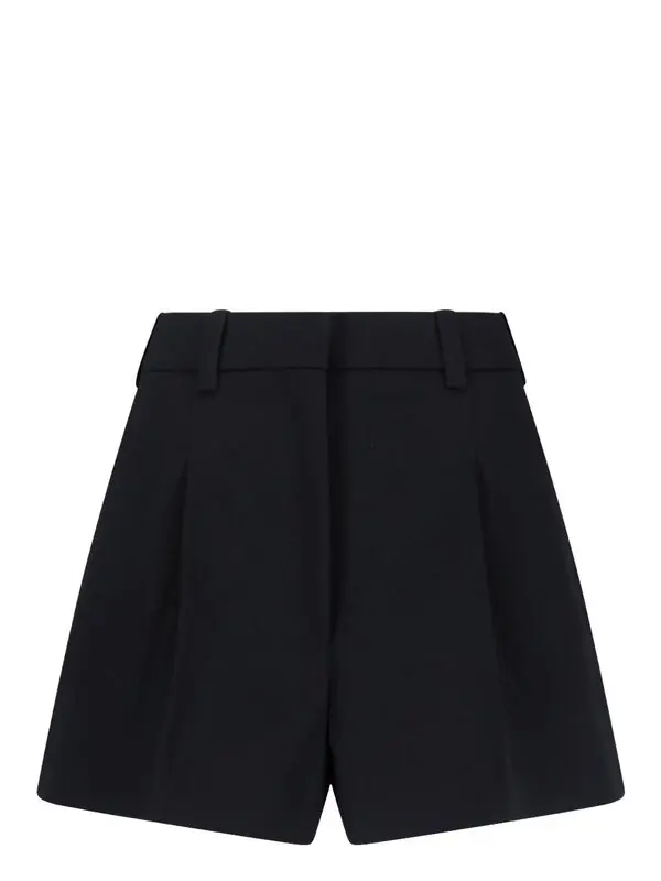 Comme Des Garçons Wool Tailored Shorts - Black