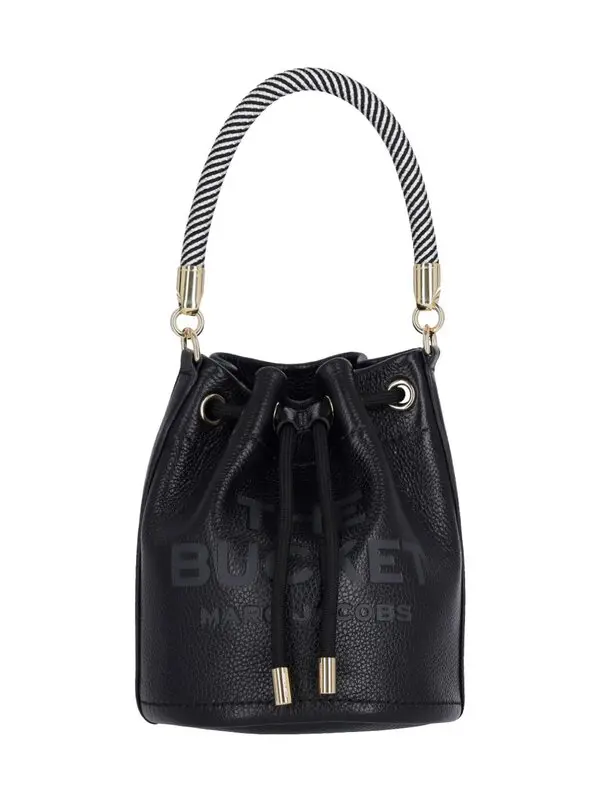 Marc Jacobs The Leather Bucket' Bag - Black