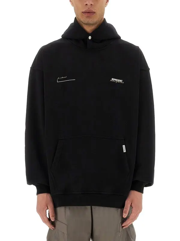 REPRESENT Patron Of The Club' Hoodie - Black